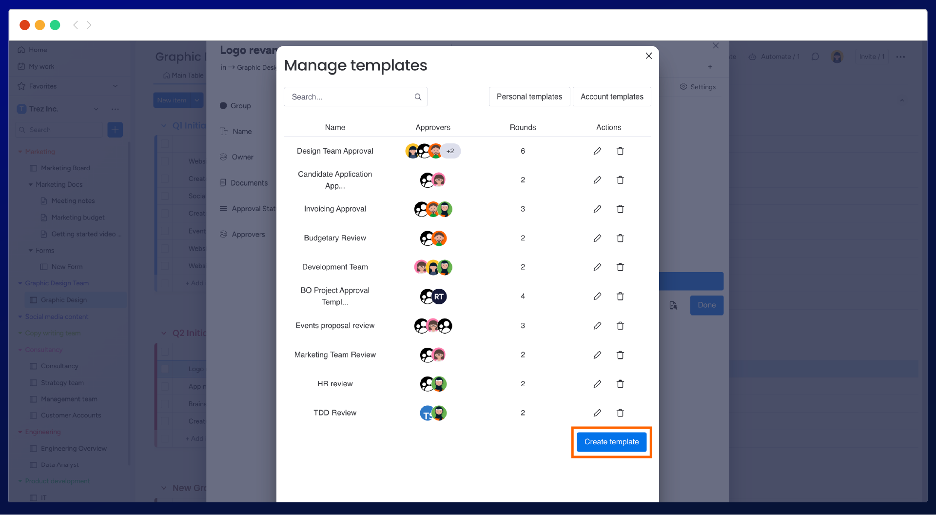 Configuring Default Approvals